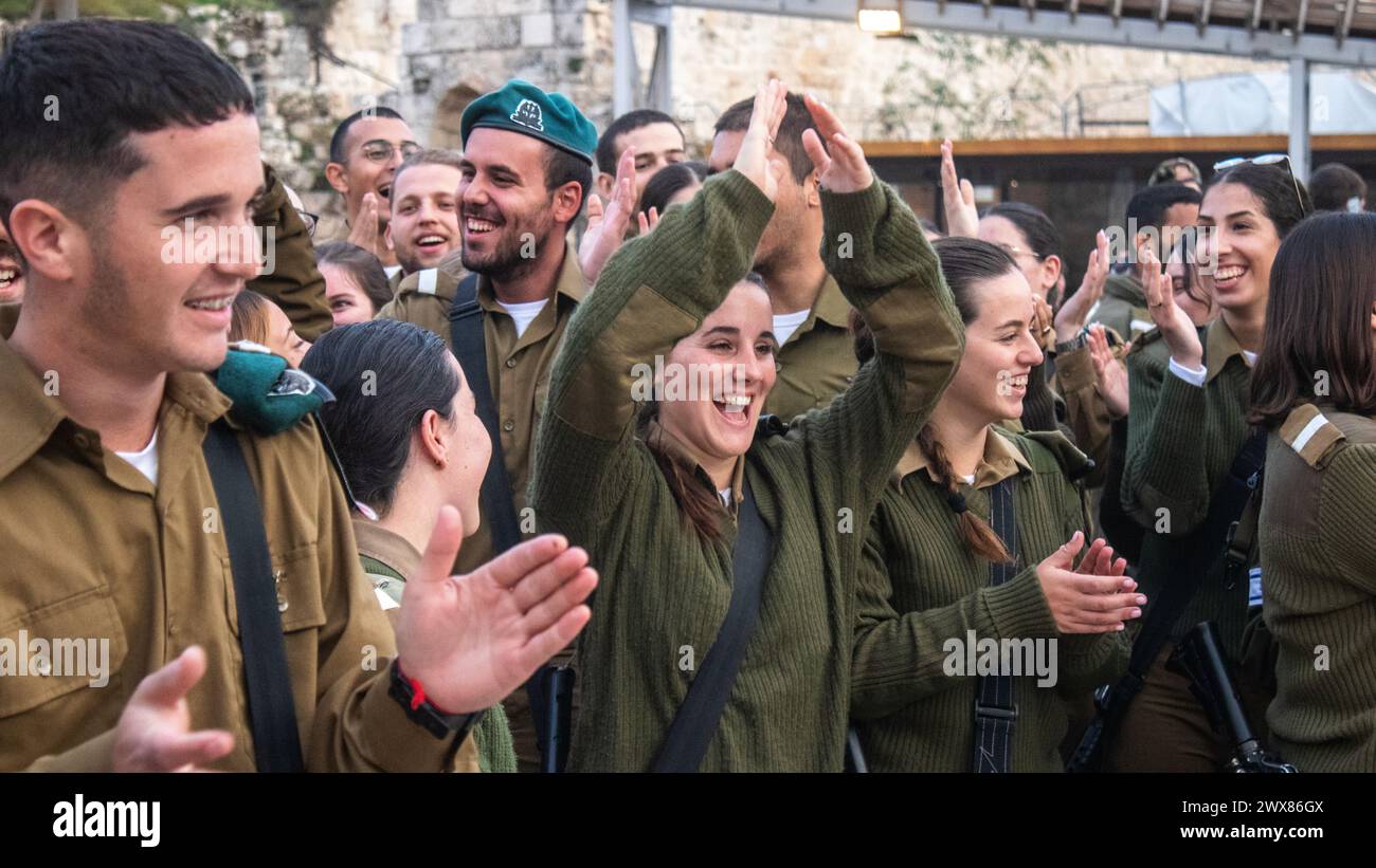 Jerusalem, Israel – December 27, 2023 Induction ceremony for new ...
