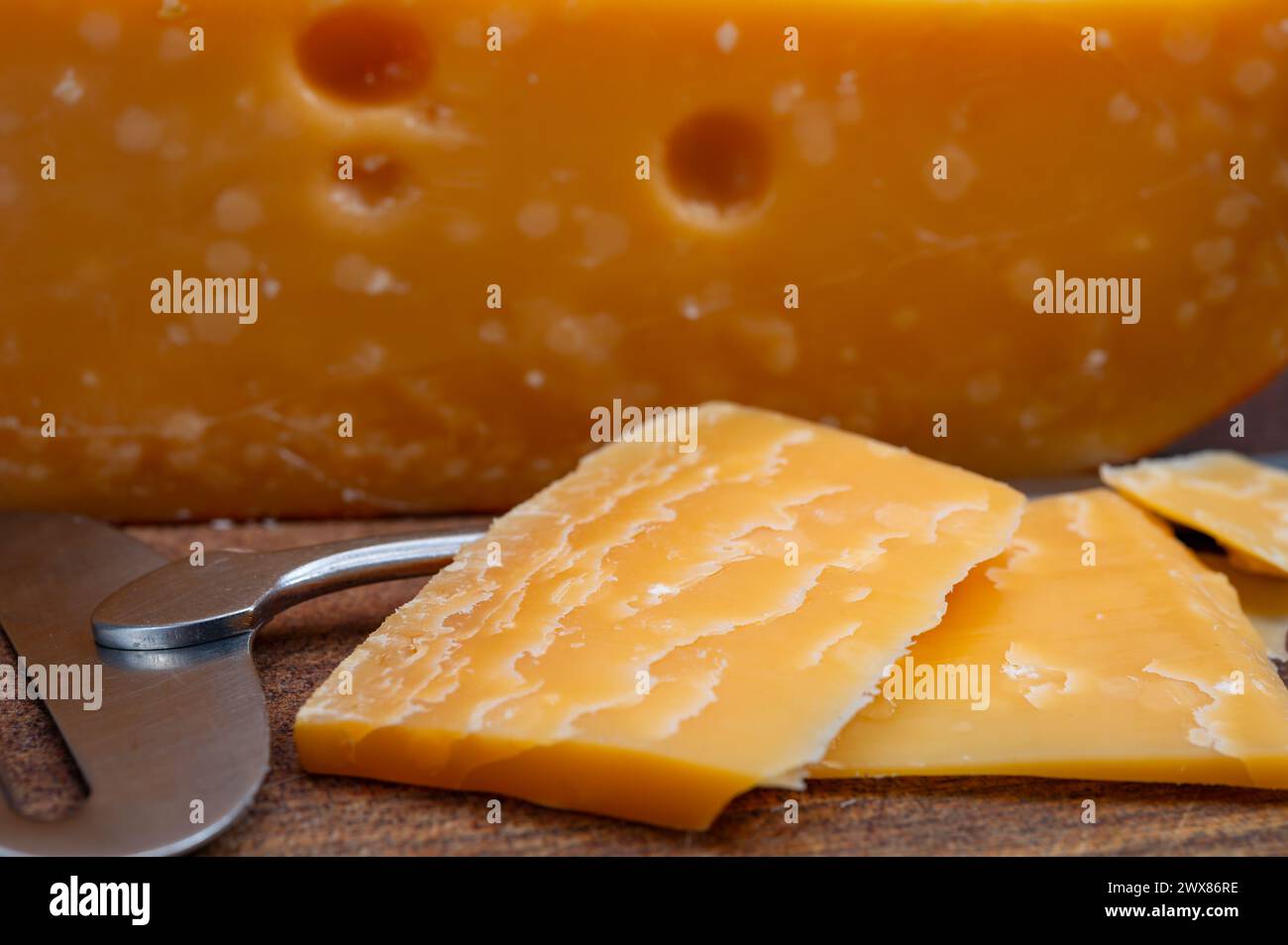 Cheese collection, Dutch very old 1000 days ripe hard cheeses made from ...