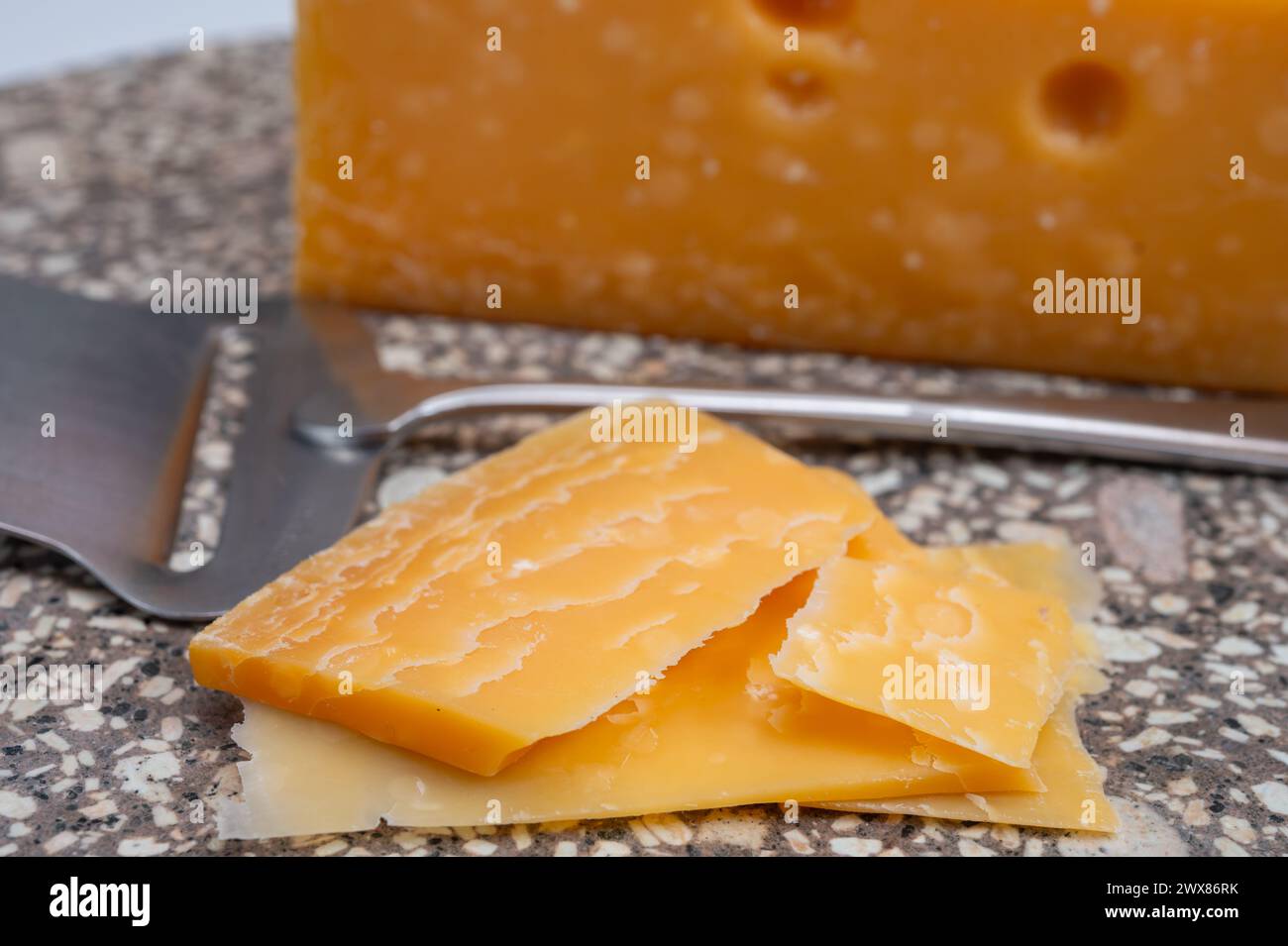 Cheese collection, Dutch very old 1000 days ripe hard cheeses made from ...