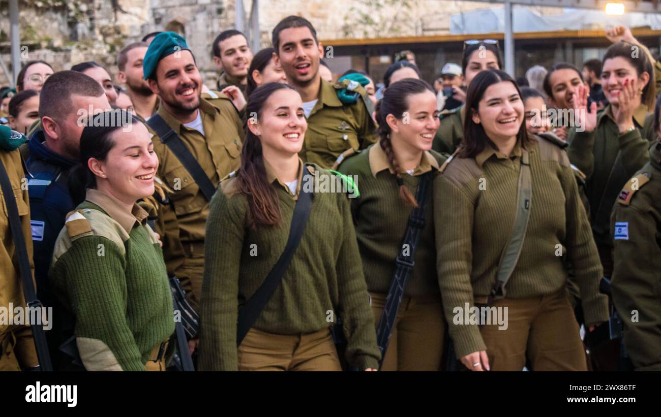 Jerusalem, Israel – December 27, 2023 Induction ceremony for new ...