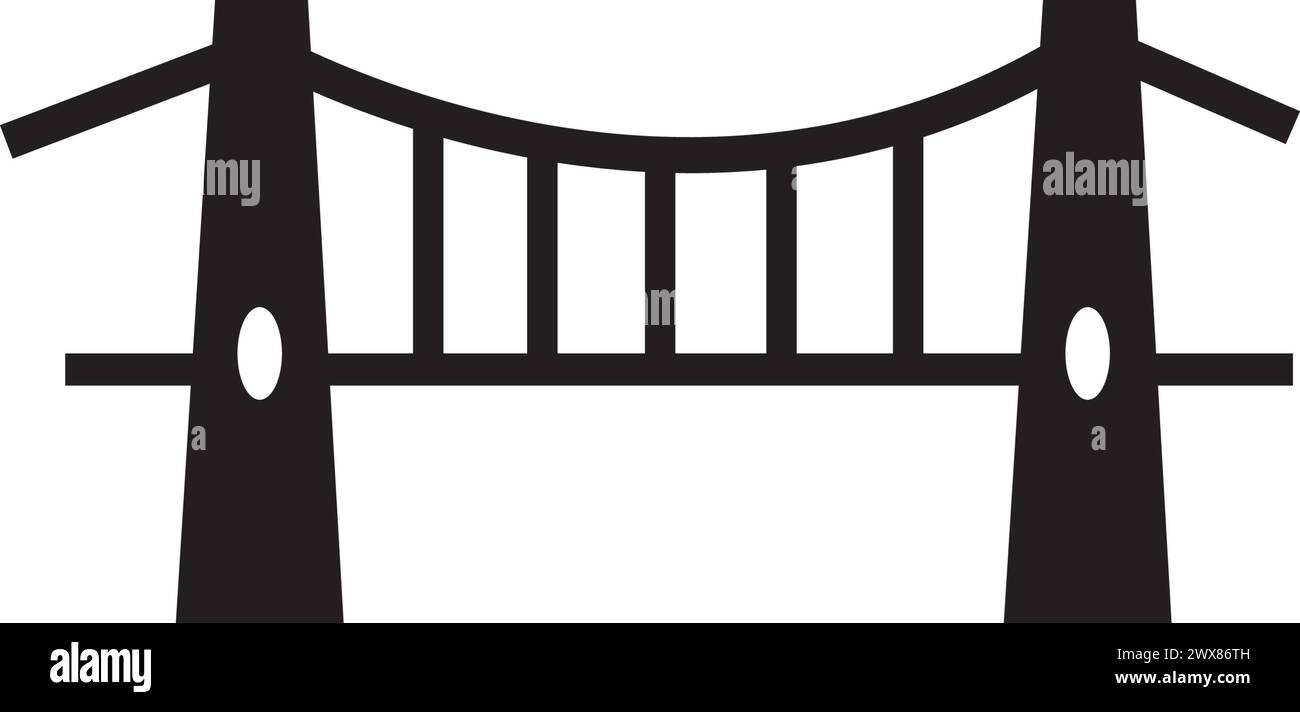 Bridge icon logo, vector design illustration Stock Vector Image & Art ...