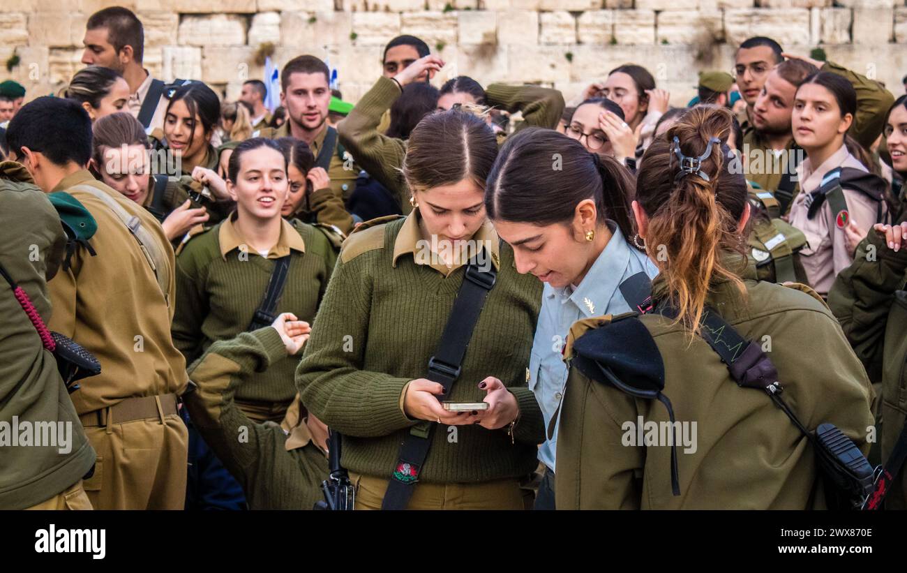 Jerusalem, Israel – December 27, 2023 Induction ceremony for new ...