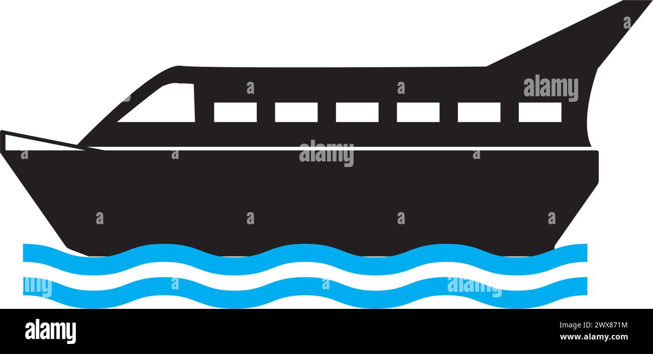 Ship icon logo, vector design illustration Stock Vector Image & Art - Alamy