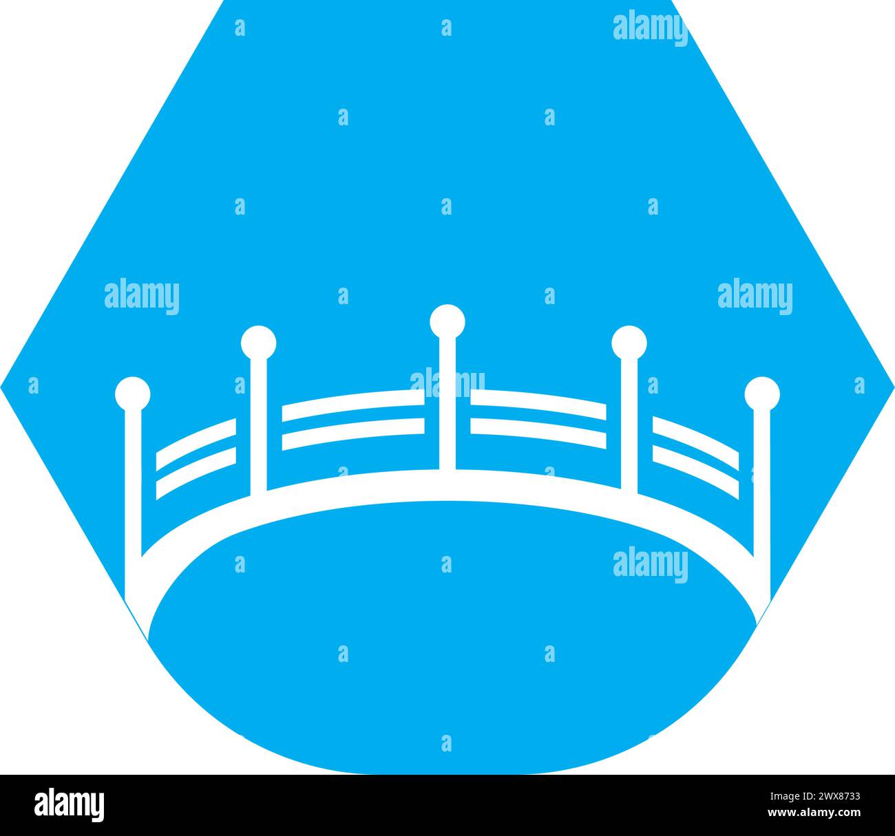 Bridge icon logo, vector design illustration Stock Vector Image & Art ...