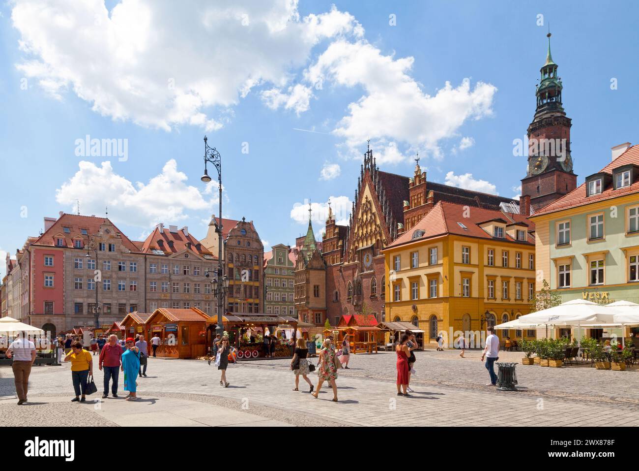 Wroclaw, Poland - June 05 2019: The Old Town Hall (Polish: Stary Ratusz ...