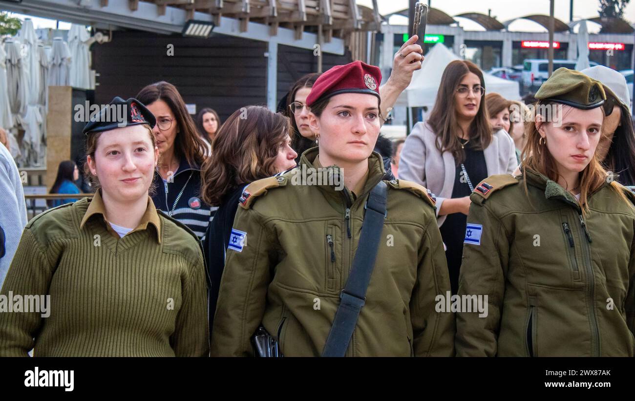 Induction ceremony for new graduates of the IDF officer school. The ...