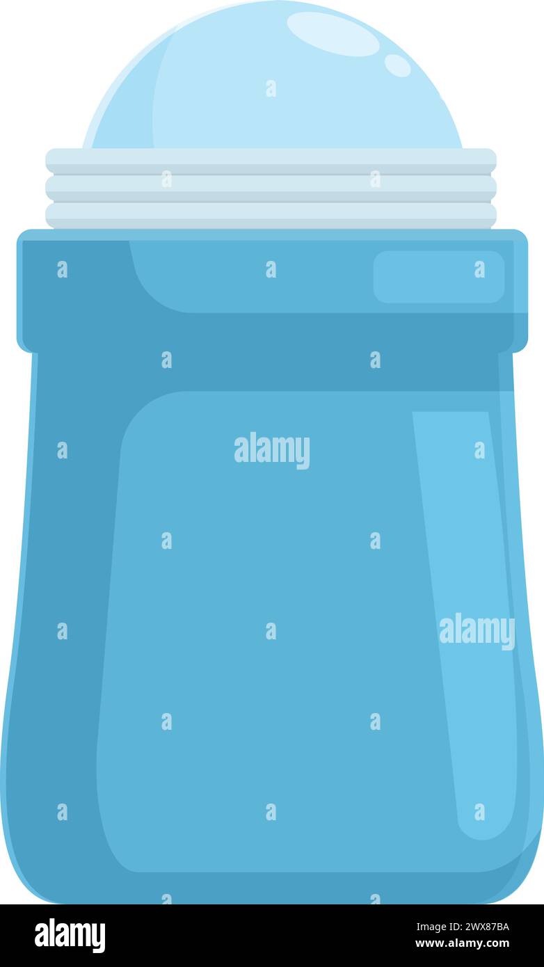 Small roll on deodorant icon cartoon vector. Design tube. Glass natural ...