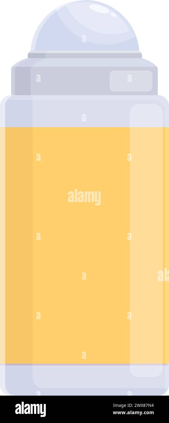 Deodorant care glass icon cartoon vector. Cosmetic bottle. Care soft ...