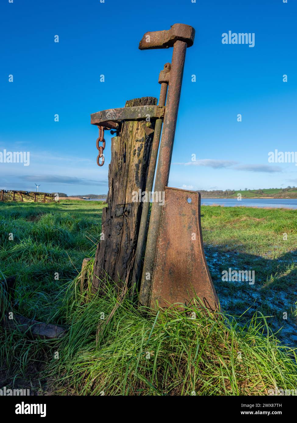 March 2024 - Part of one of the Purton Hulks, Ships graveyard in ...