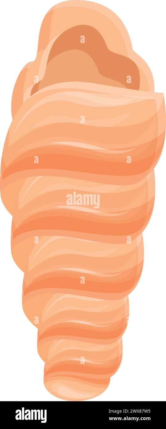 Small sea shell icon cartoon vector. Conch beach snail. Nature animal ...