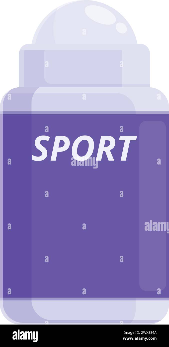 Sport roll on deodorant icon cartoon vector. Men style. Body cosmetic ...