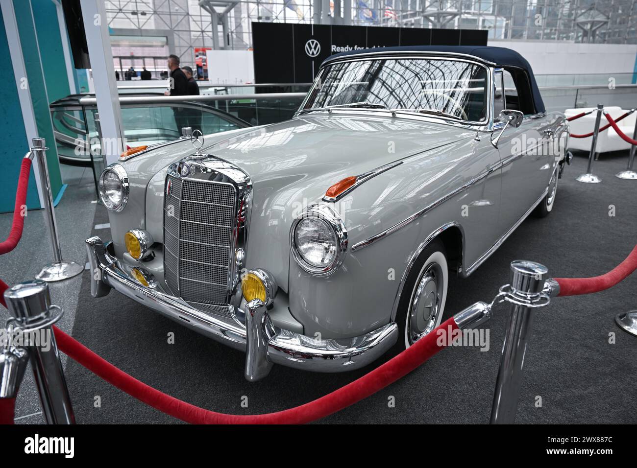 A 1958 Mercedes-Benz 220 S, owned by Prince Rainier III of Monaco and ...