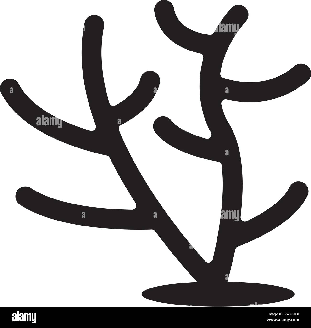 coral reef icon vector illustrstion symbol design Stock Vector Image ...