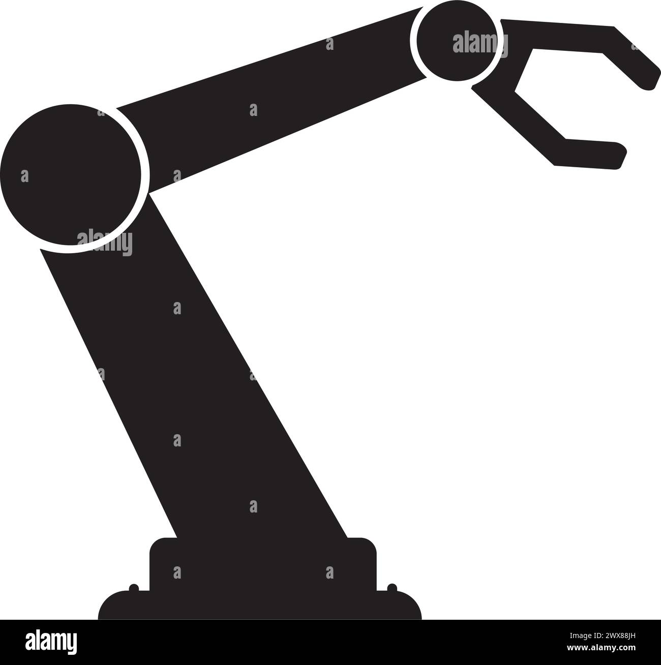industrial robot icon vector illustration symbol design Stock Vector Image & Art - Alamy