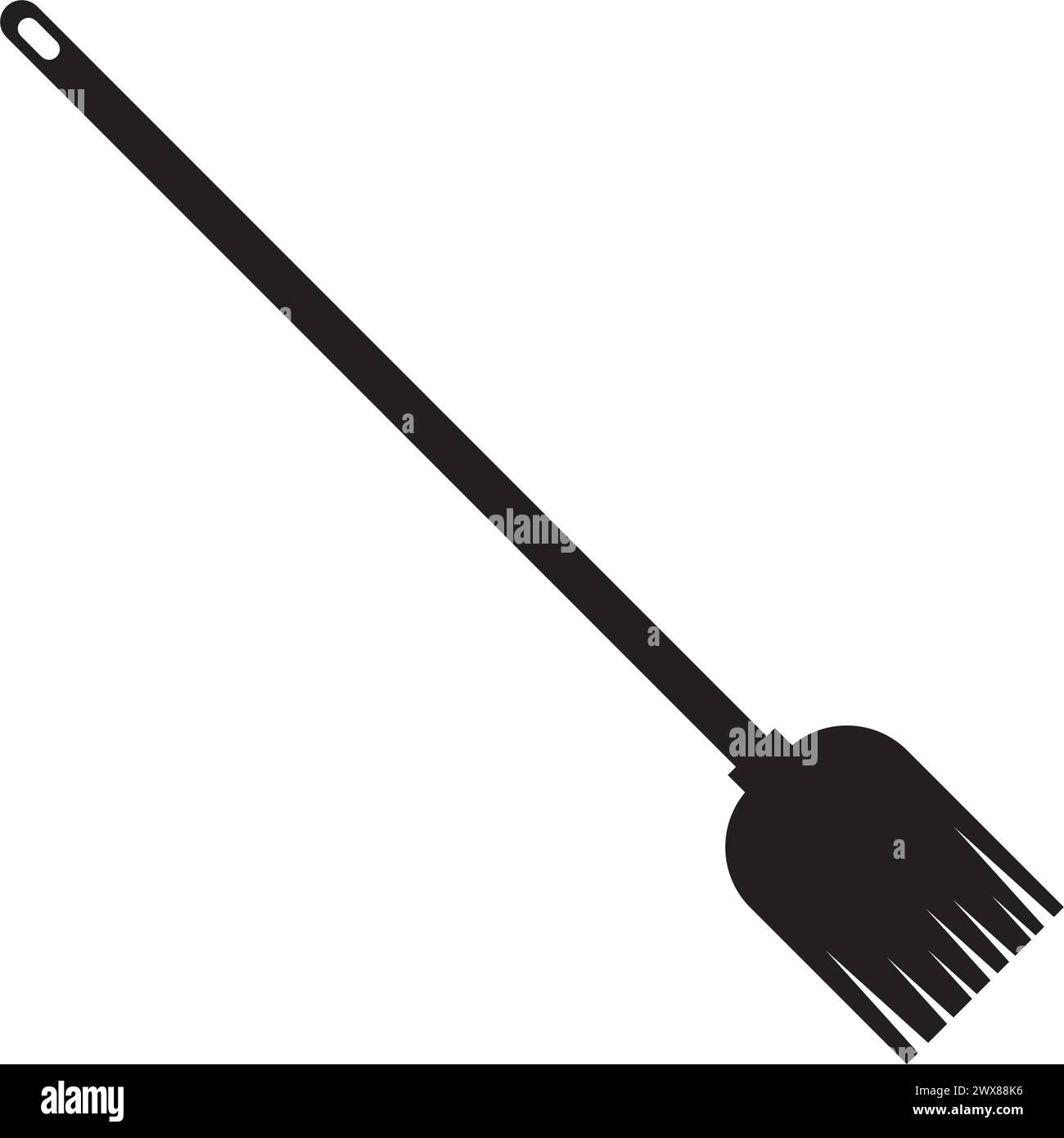 broom icon vector illustration symbol design Stock Vector Image & Art ...