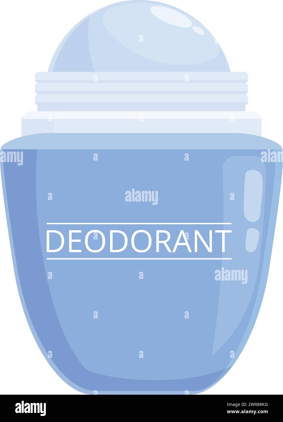 Blue color deodorant icon cartoon vector. Spa beauty face. Perfume ...