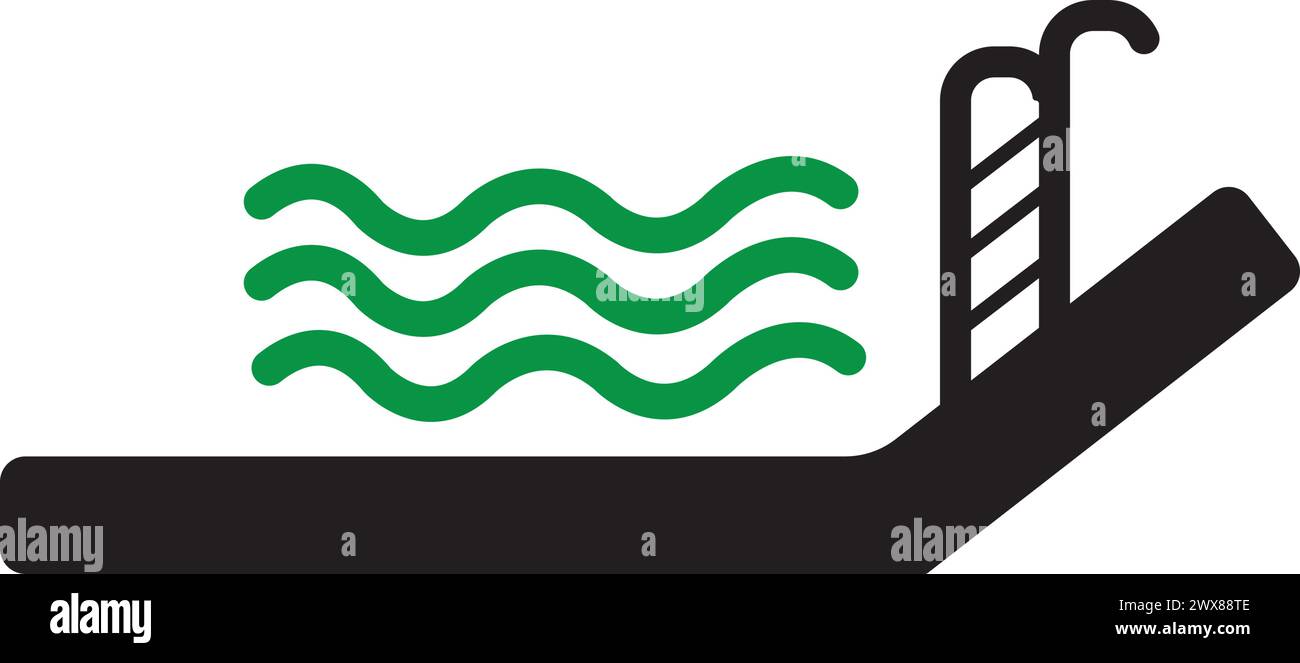 swimming pool icon vector illustration symbol design Stock Vector Image ...
