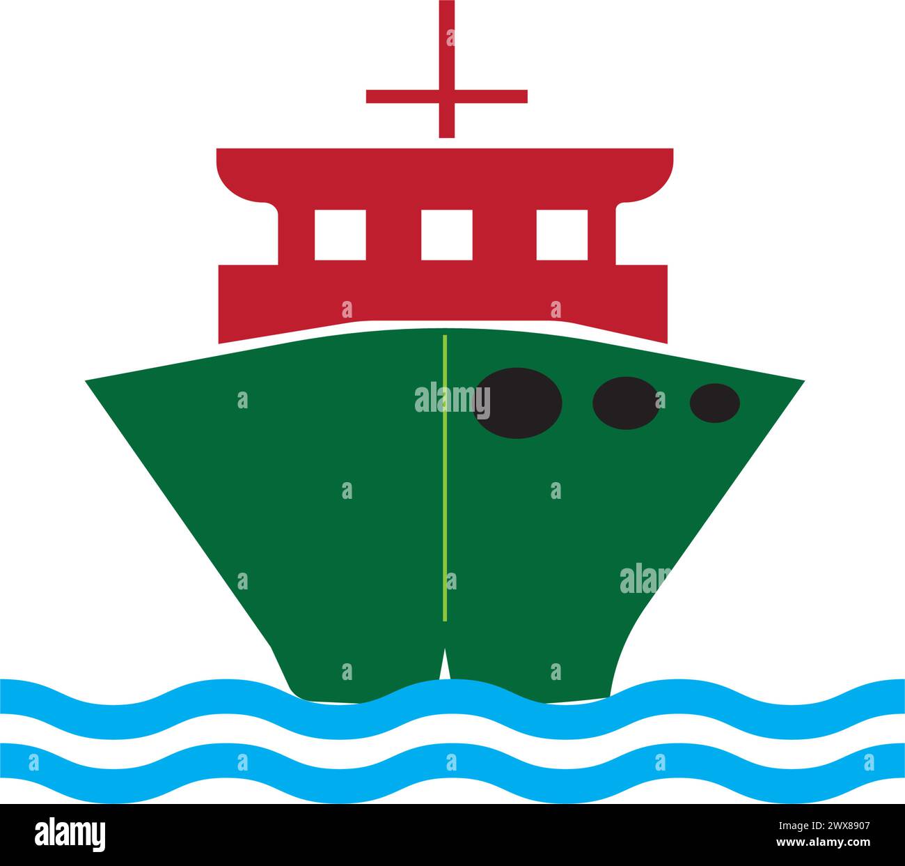 Ship icon logo, vector design illustration Stock Vector Image & Art - Alamy