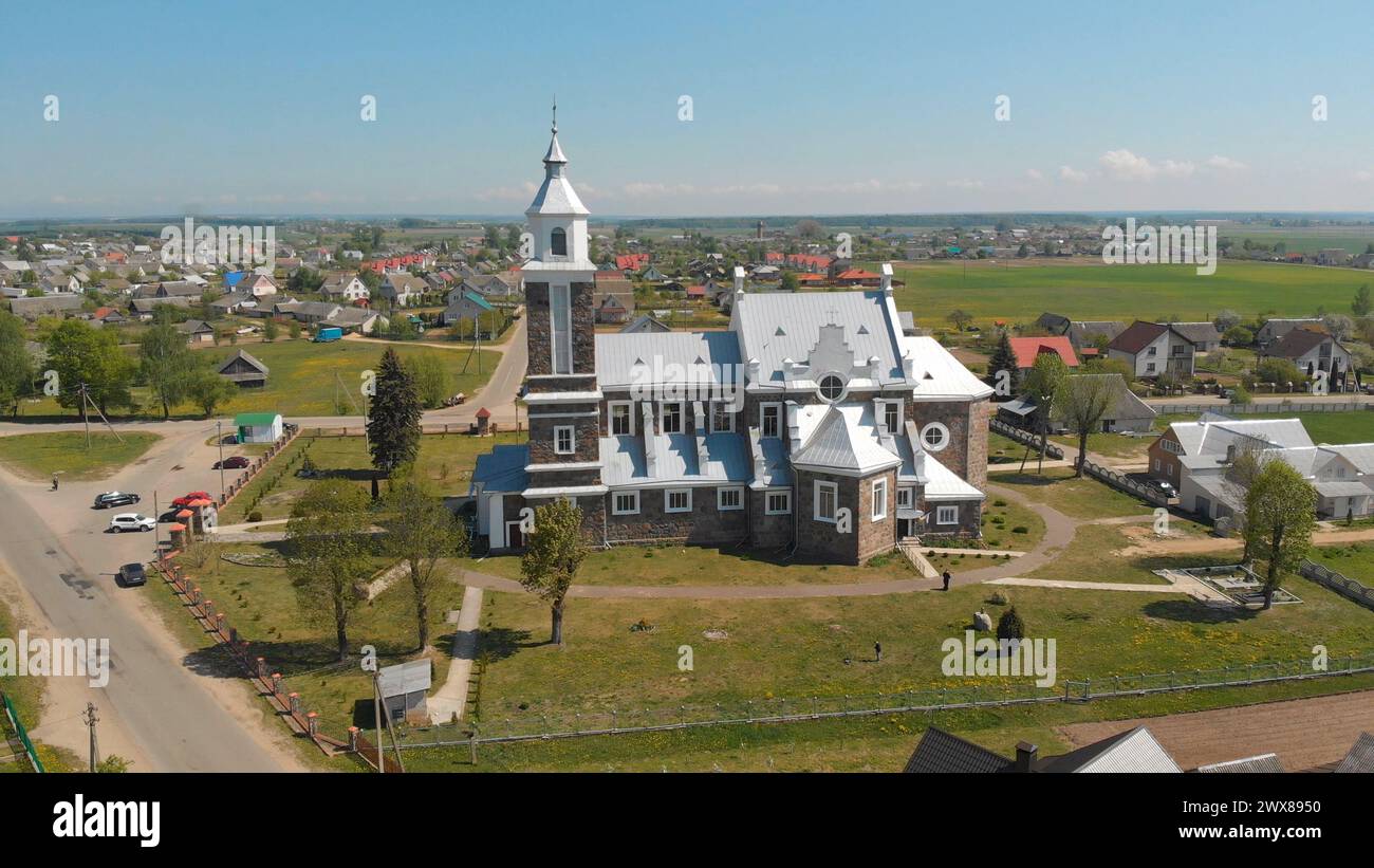 The Catholic Church of Our Lady of Ruzhantsova in the village of Radun ...