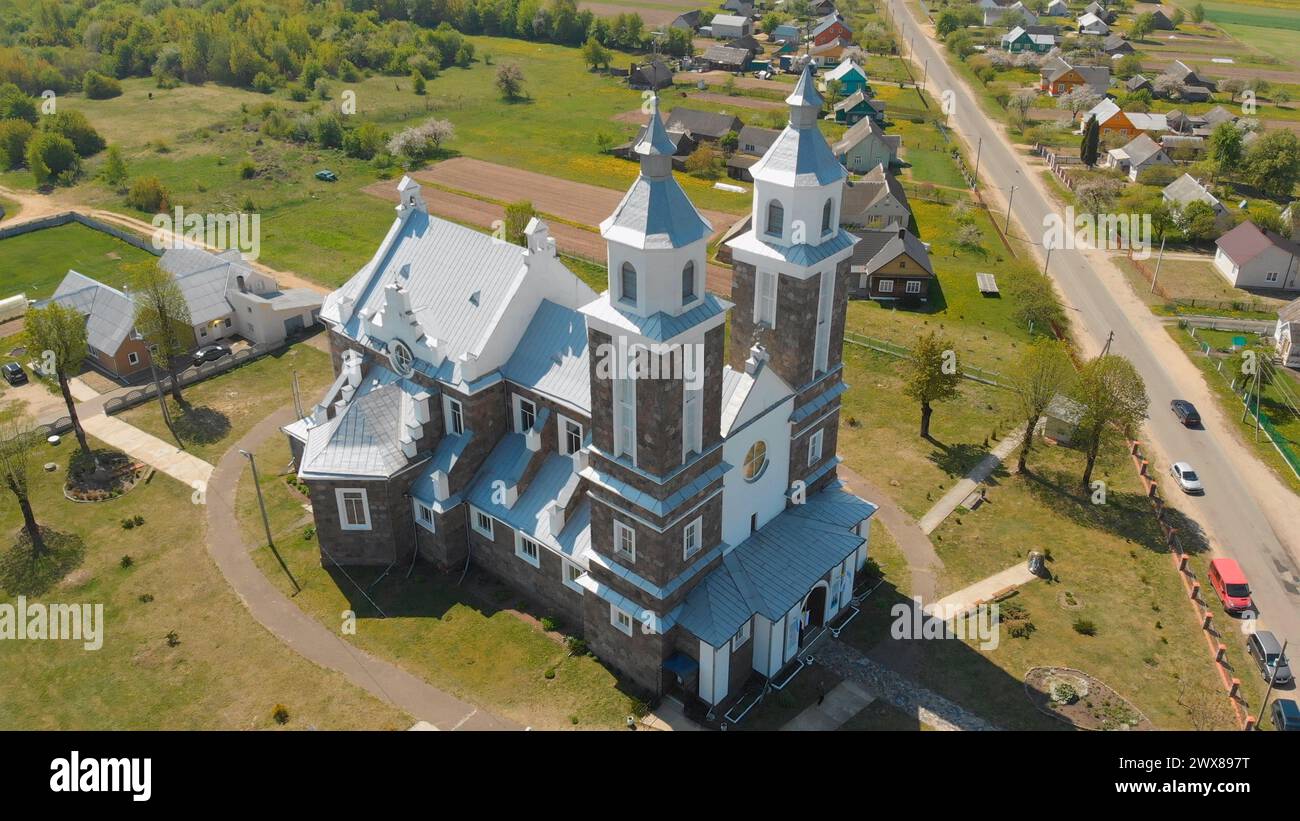 The Catholic Church of Our Lady of Ruzhantsova in the village of Radun ...