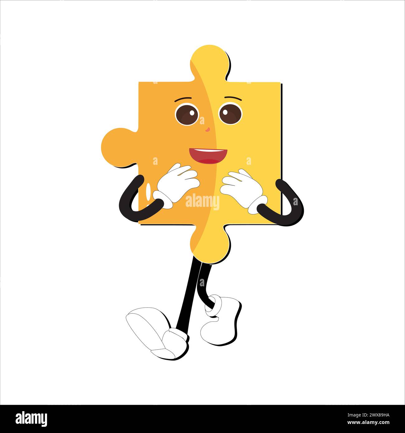 Funny faces puzzle Stock Vector Images - Alamy
