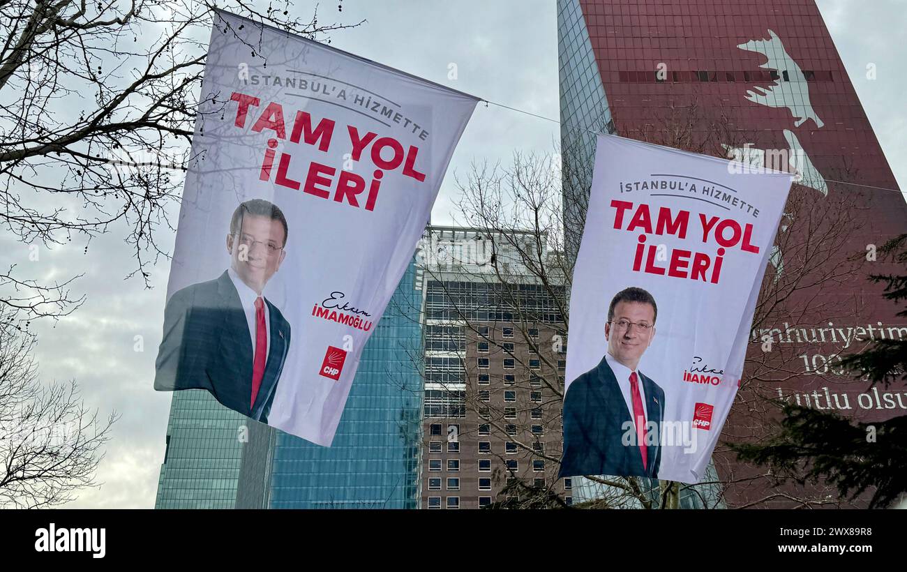 Election campaign of Istanbul Mayor and Republican People's Party, or ...