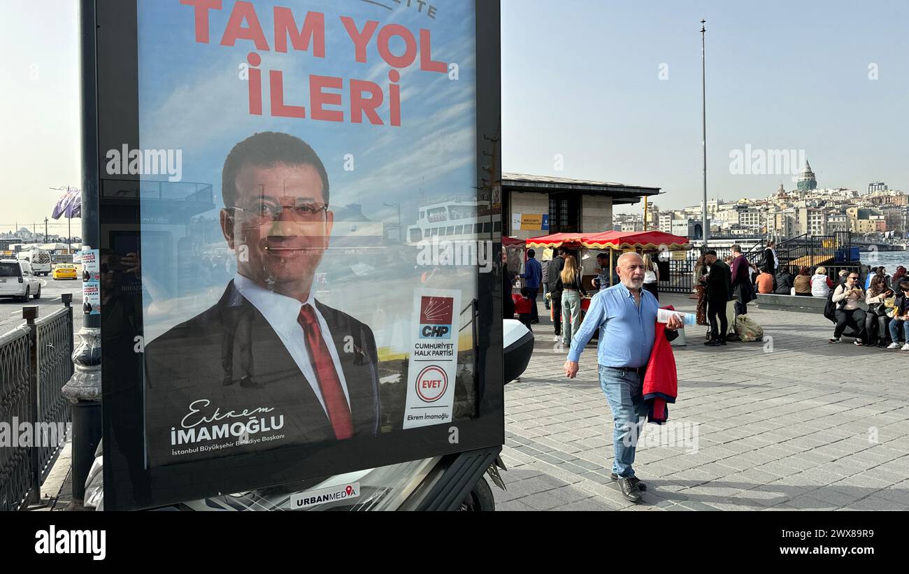 Election campaign of Istanbul Mayor and Republican People's Party, or ...