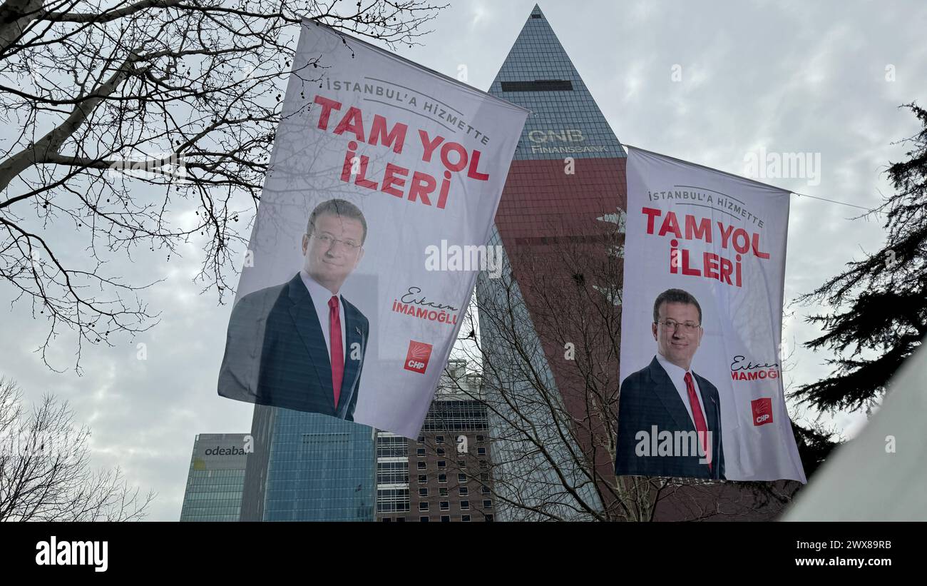 Election campaign of Istanbul Mayor and Republican People's Party, or ...