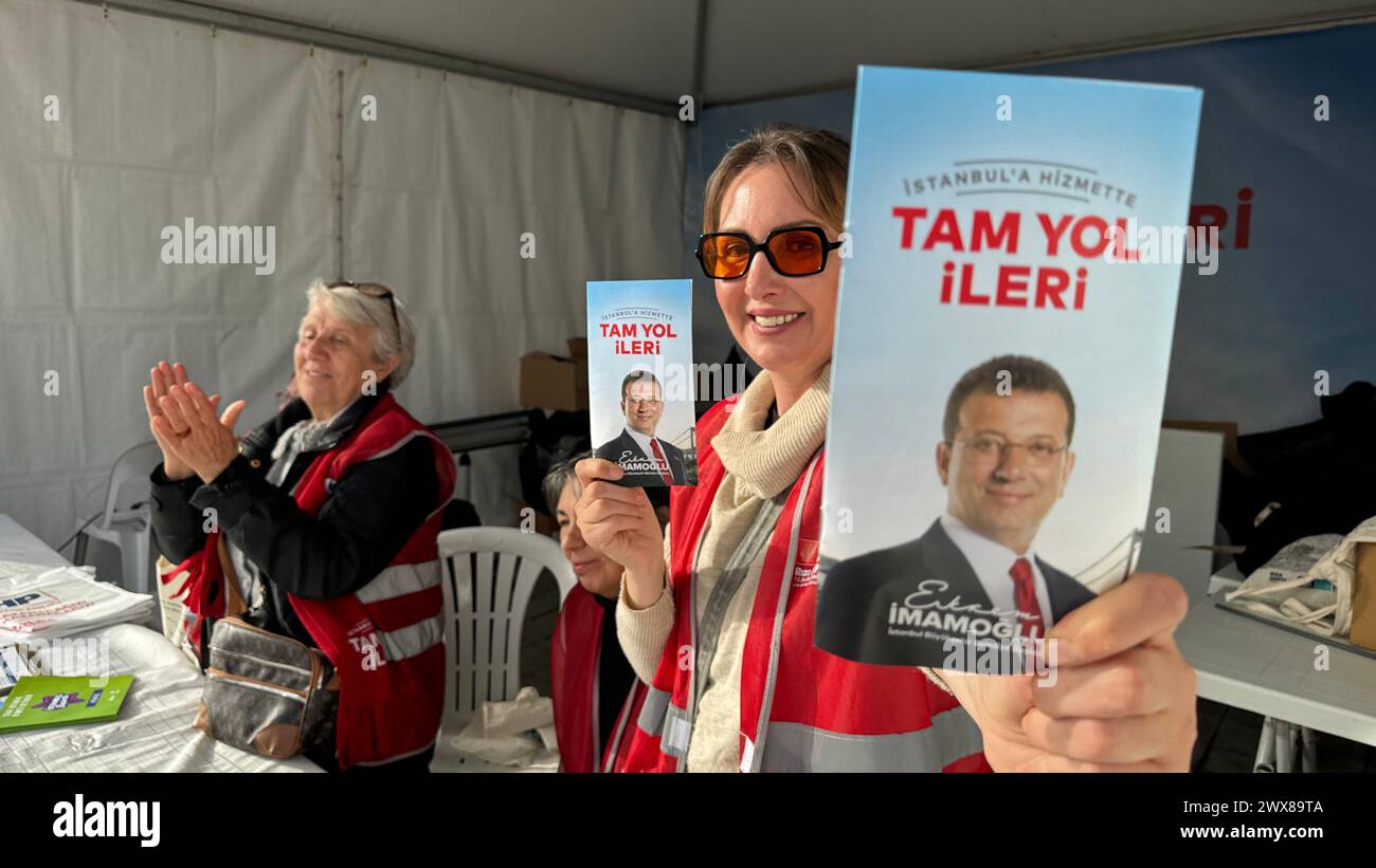 Election campaign of Istanbul Mayor and Republican People's Party, or ...