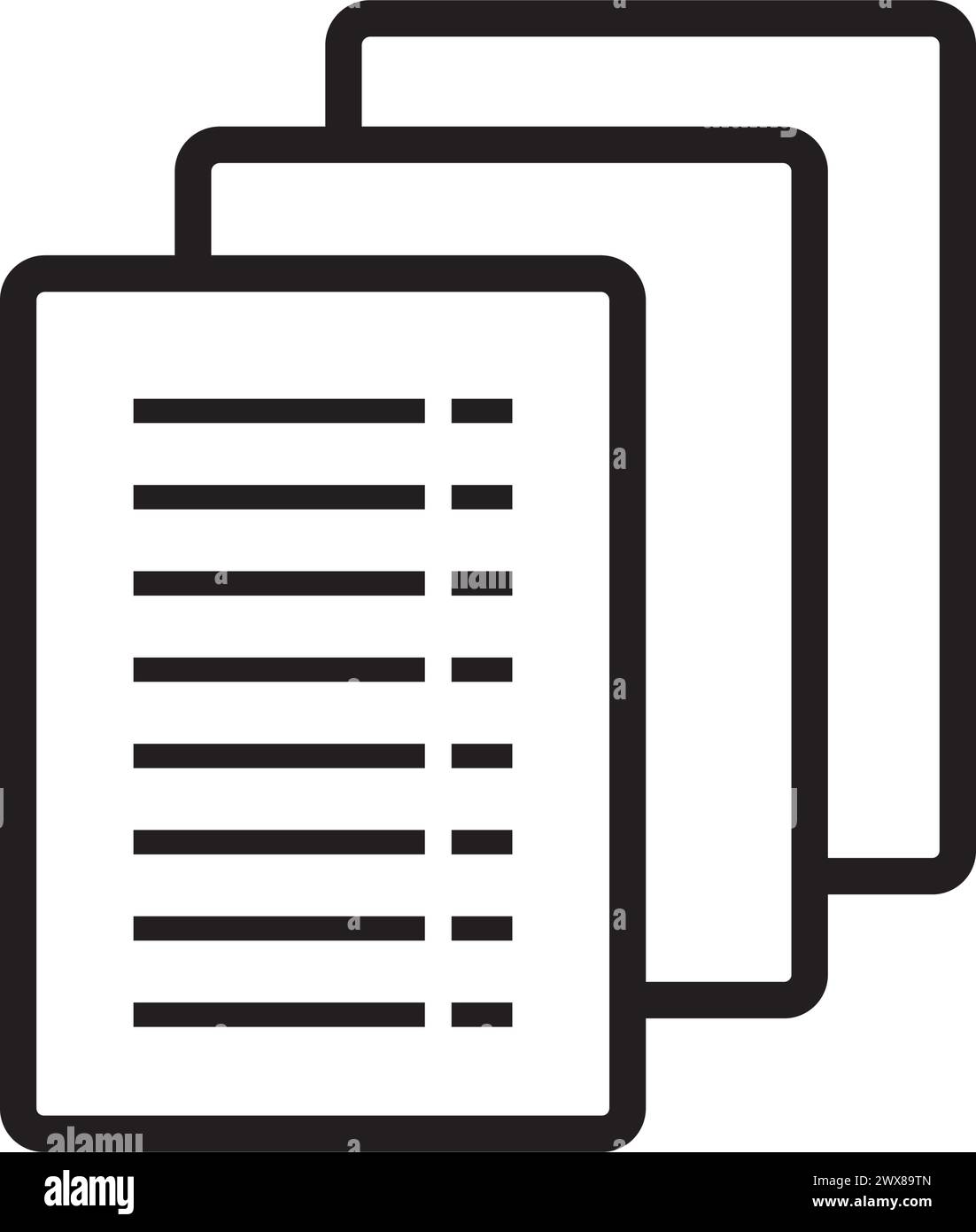 file or document icon vector illustration logo design Stock Vector ...