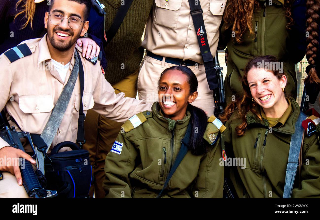 Portrait of a group of soldiers, Induction ceremony for new graduates ...