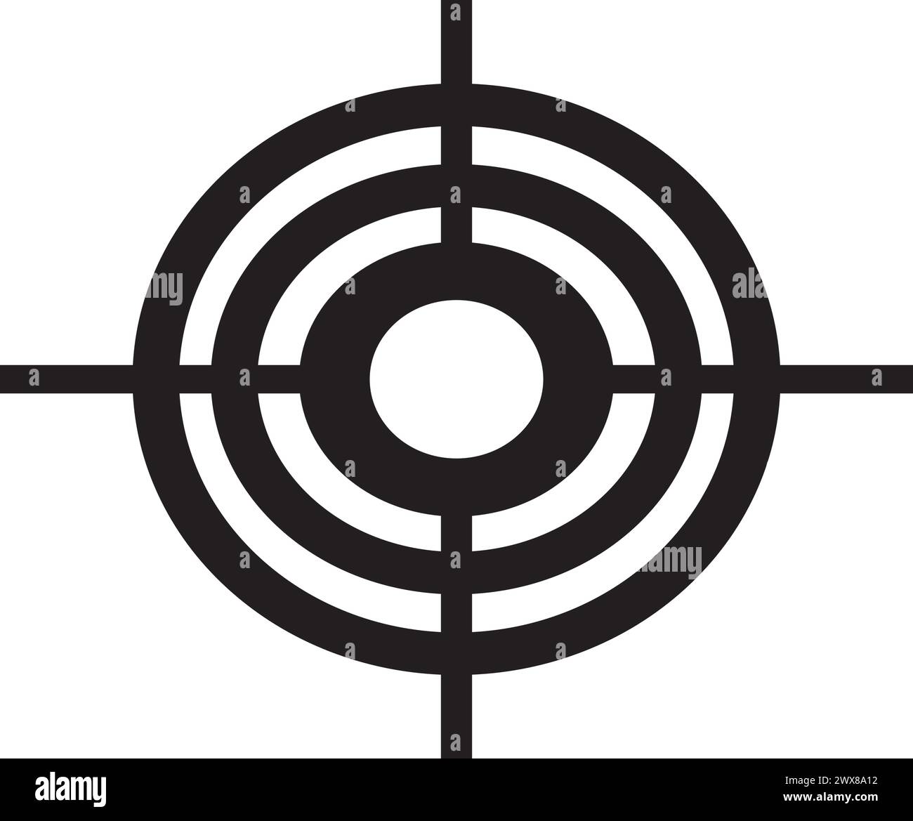Shooting target and figure Stock Vector Images - Alamy