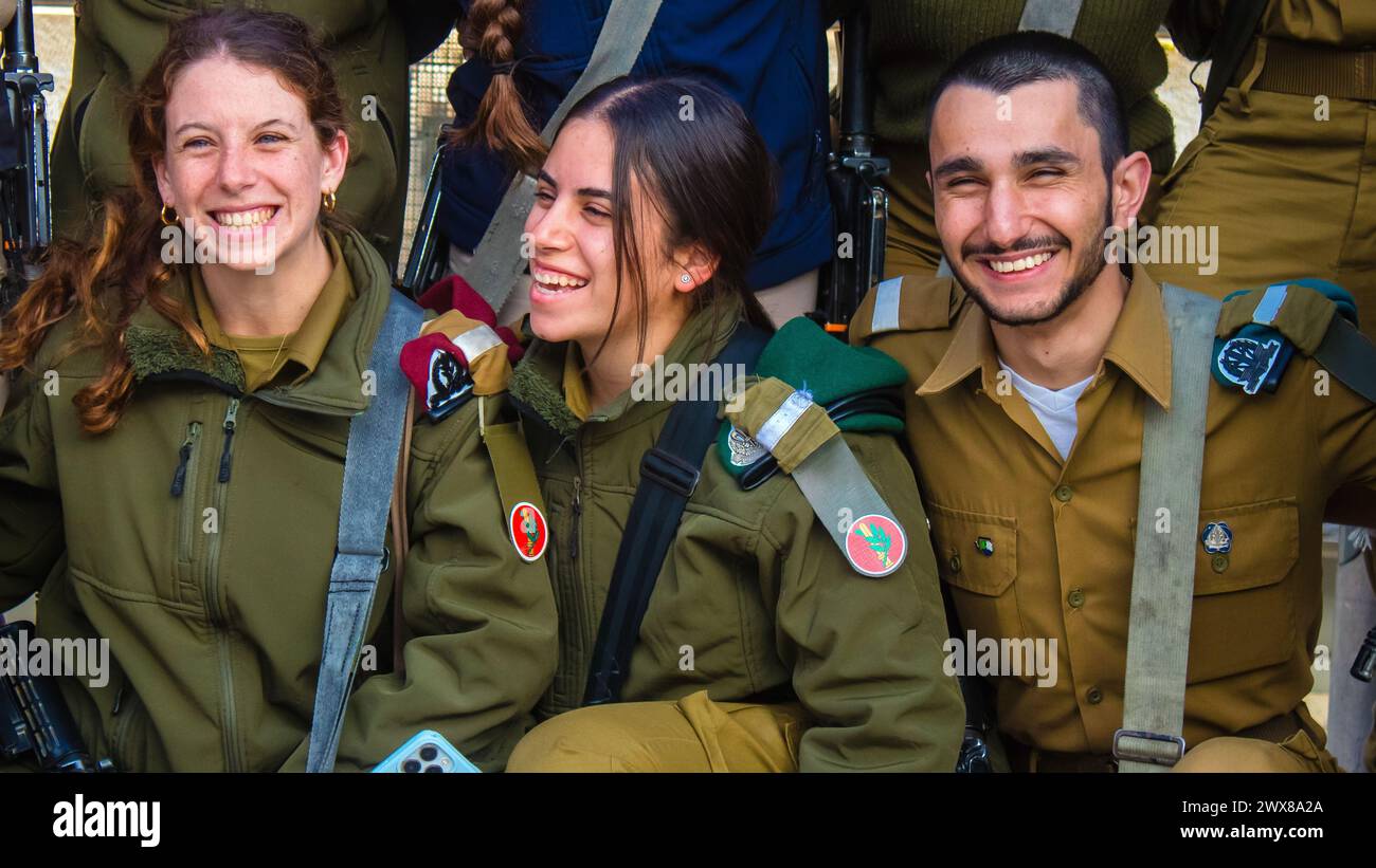 Portrait of a group of soldiers, Induction ceremony for new graduates ...
