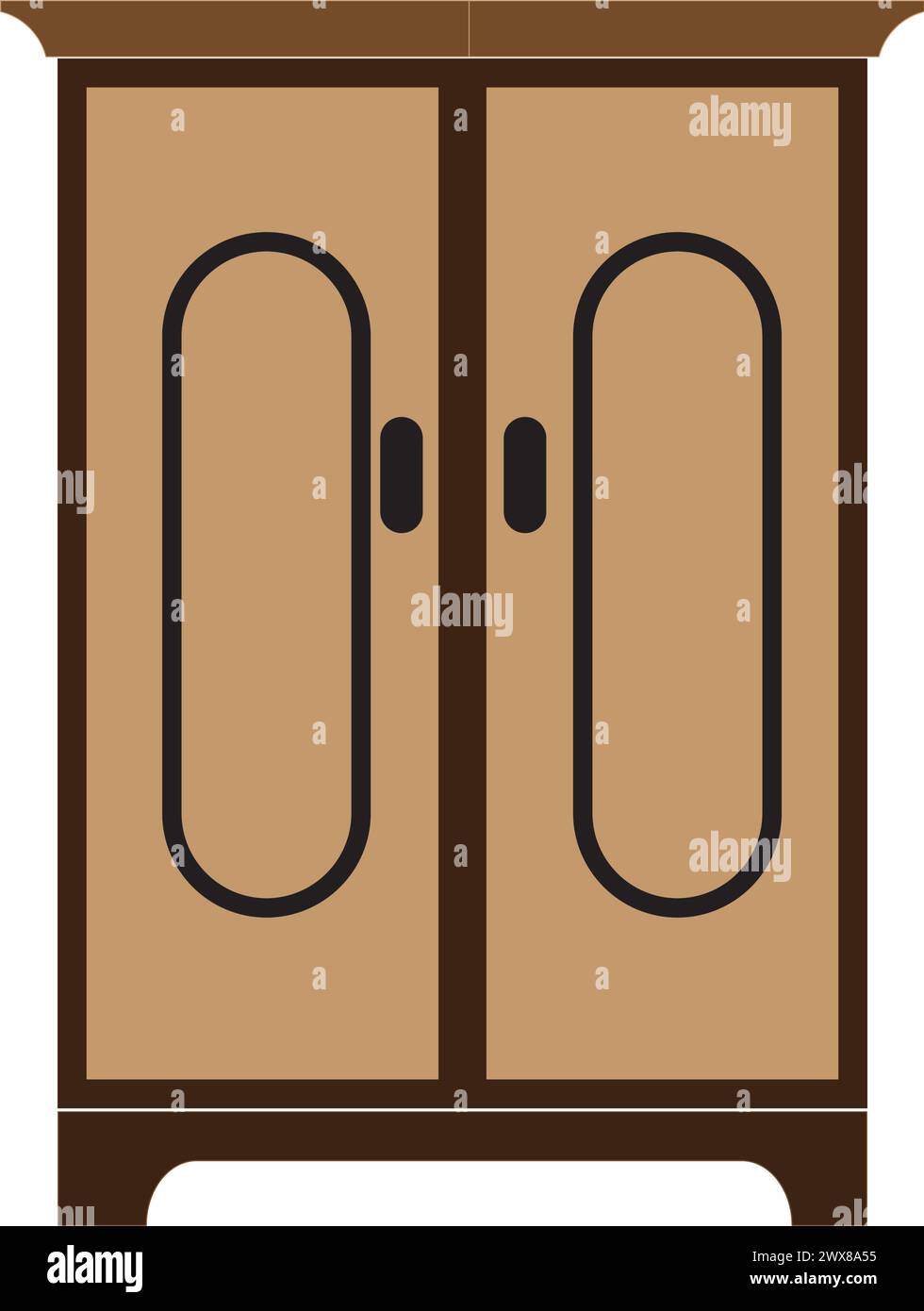 wardrobe icon vector illustration logo design Stock Vector Image & Art ...