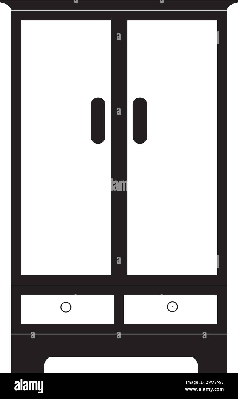 wardrobe icon vector illustration logo design Stock Vector Image & Art ...