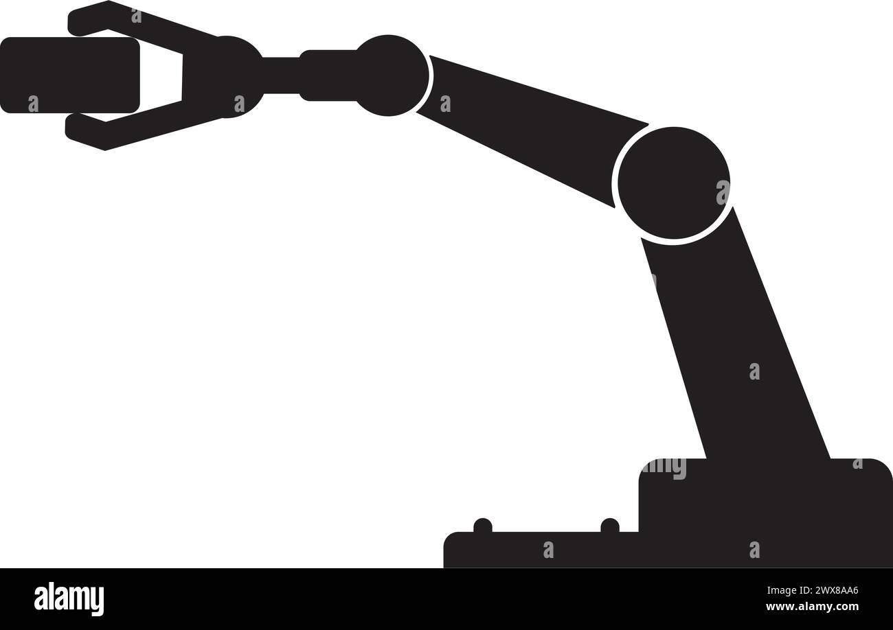 industrial robot icon vector illustration symbol design Stock Vector ...