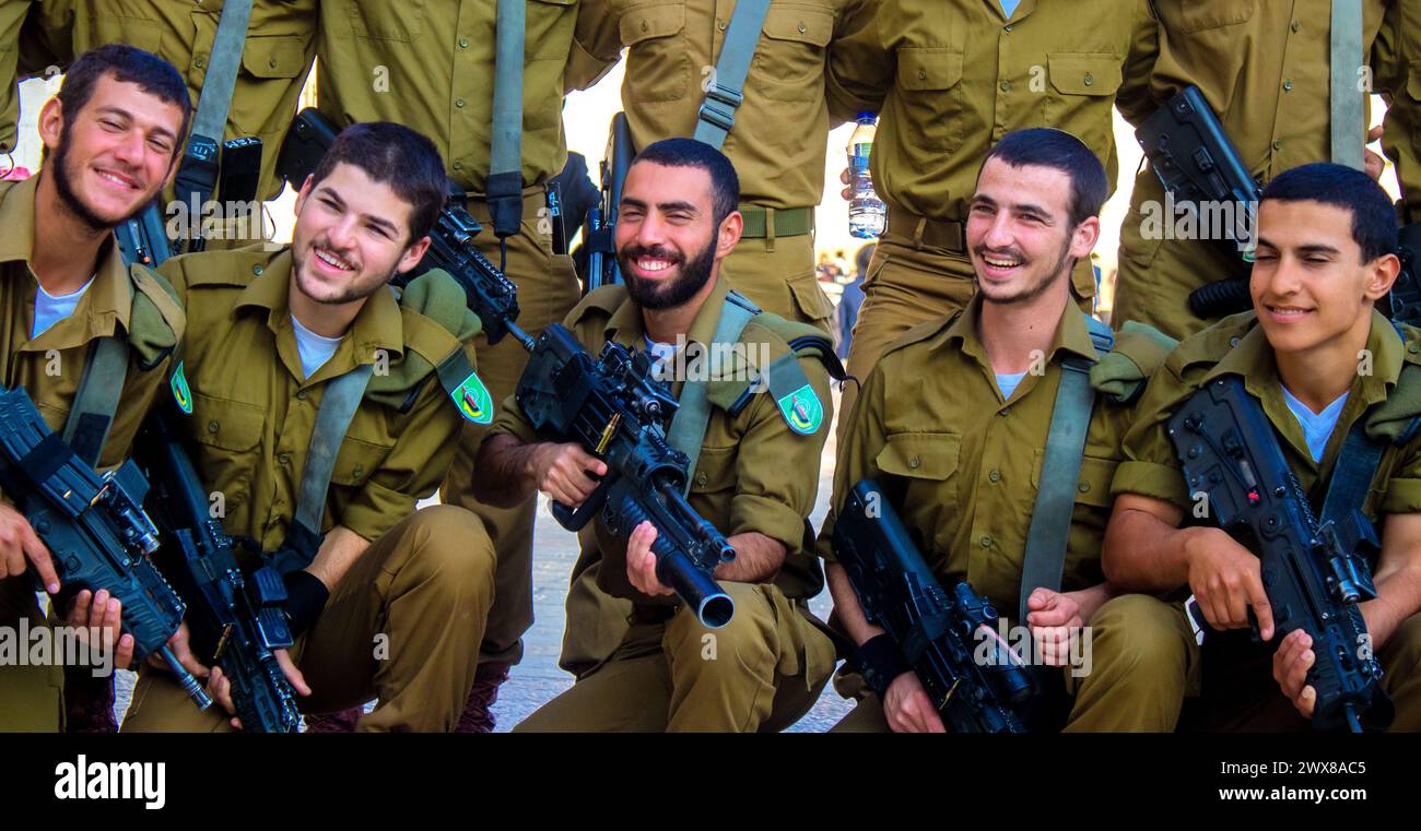 Portrait of a group of soldiers, Induction ceremony for new graduates ...