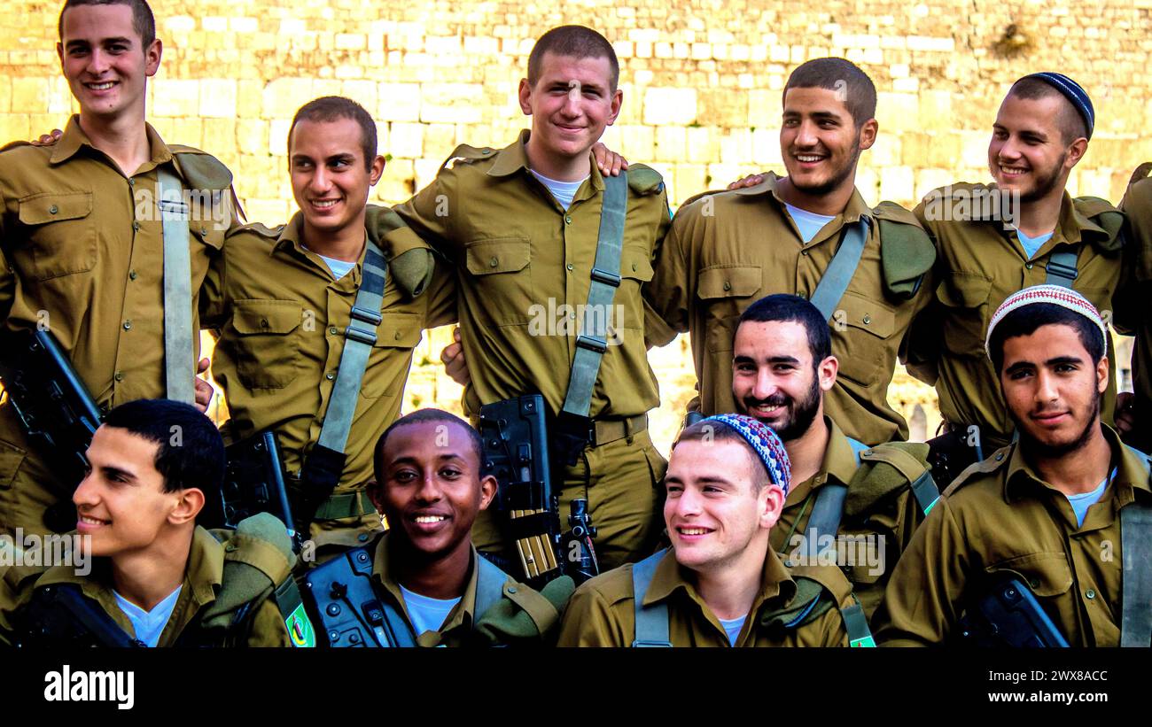 Portrait of a group of soldiers, Induction ceremony for new graduates ...