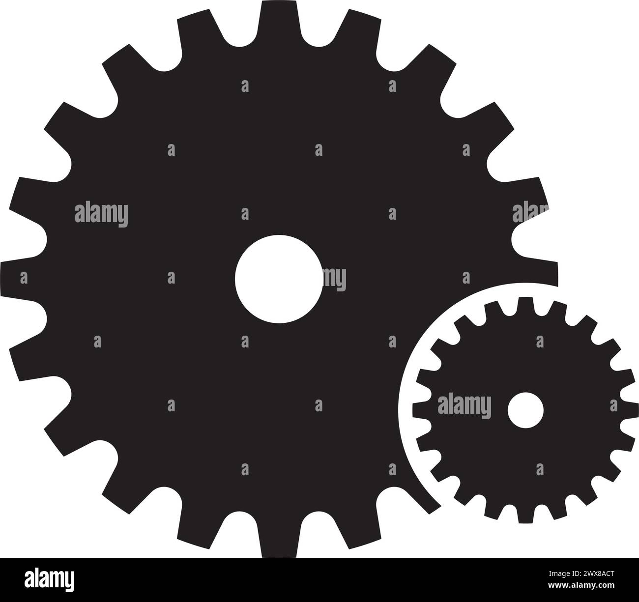 Engineering sprocket logo hi-res stock photography and images - Alamy