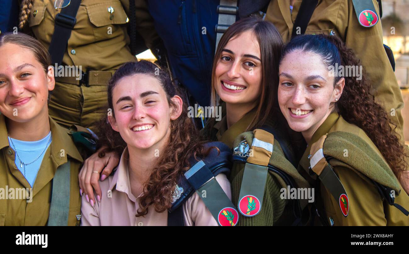 Portrait of a group of soldiers, Induction ceremony for new graduates ...