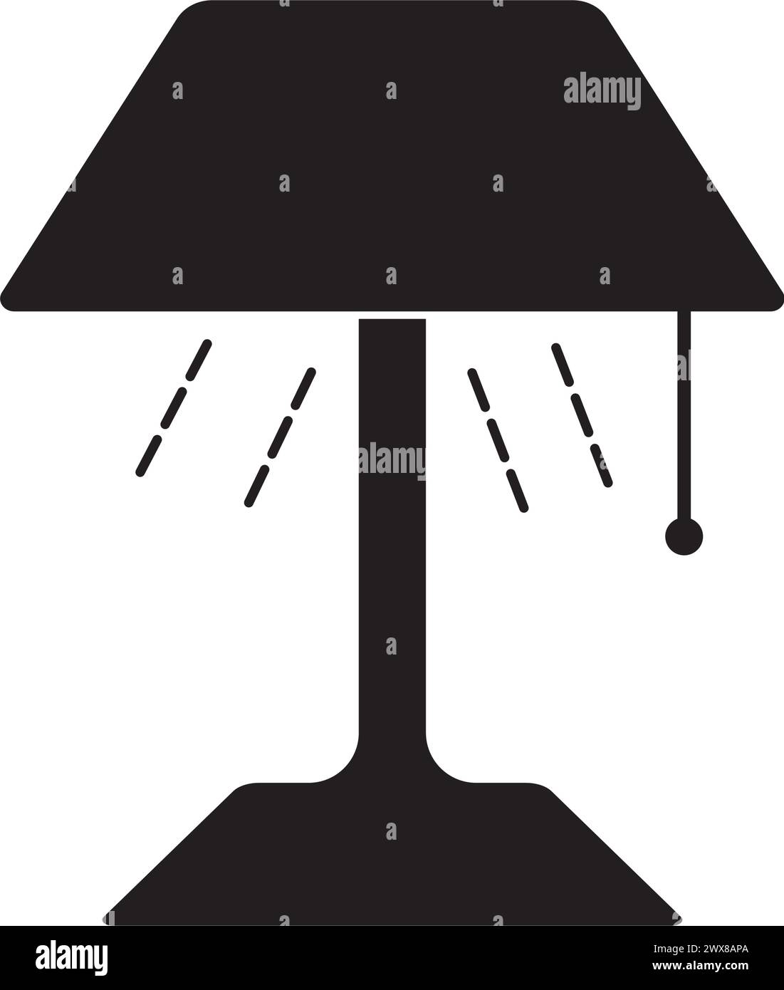 table lamp icon vector illustration symbol design Stock Vector Image ...