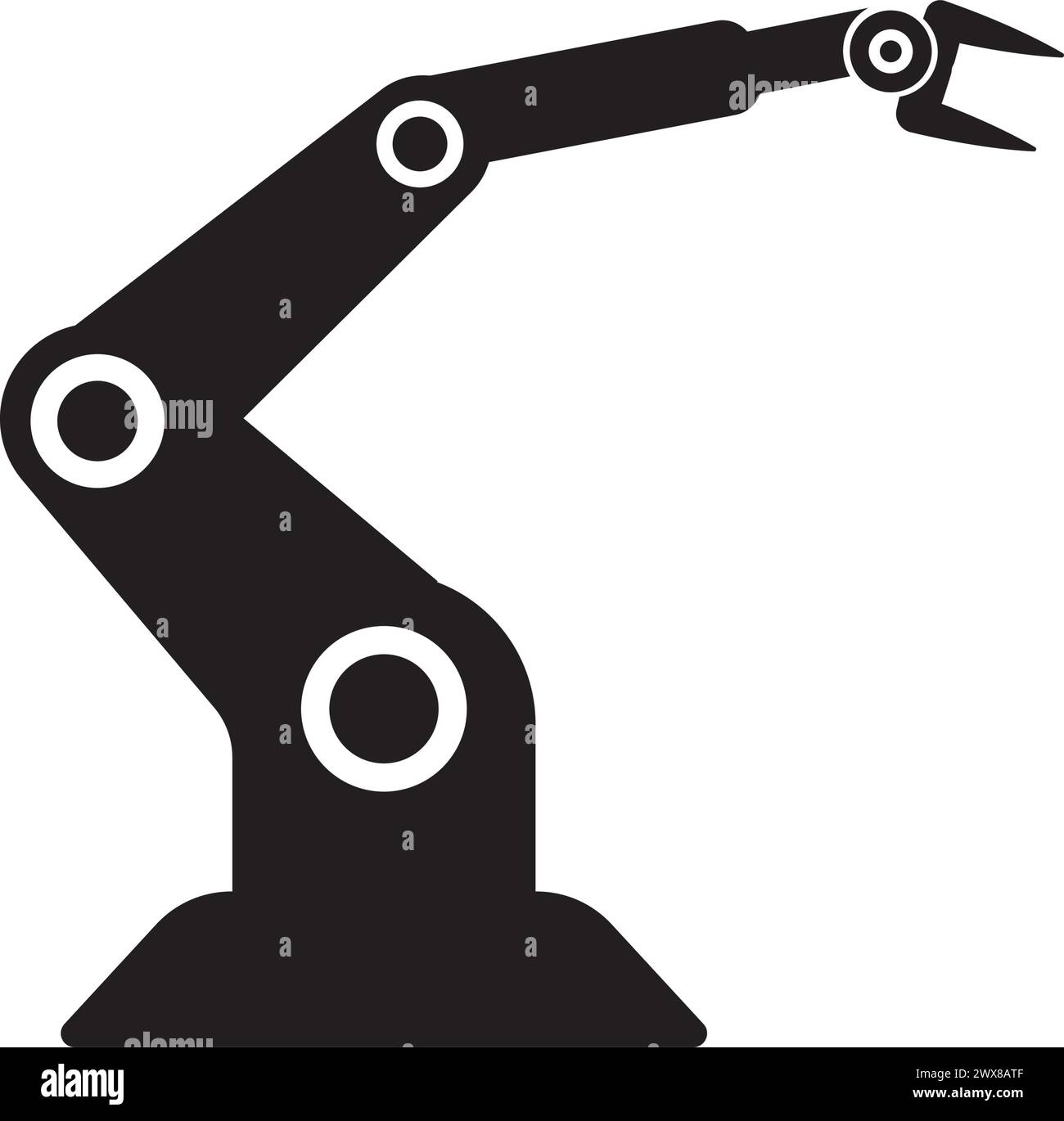 industrial robot icon vector illustration symbol design Stock Vector ...