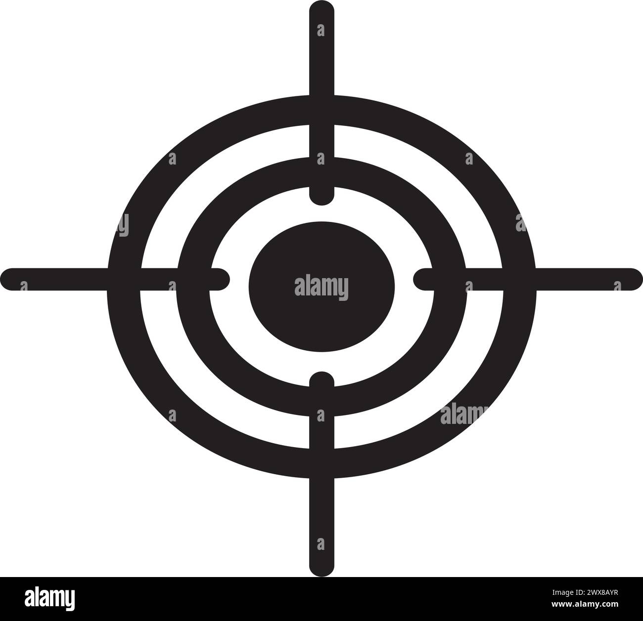 Shooting target and figure Stock Vector Images - Alamy
