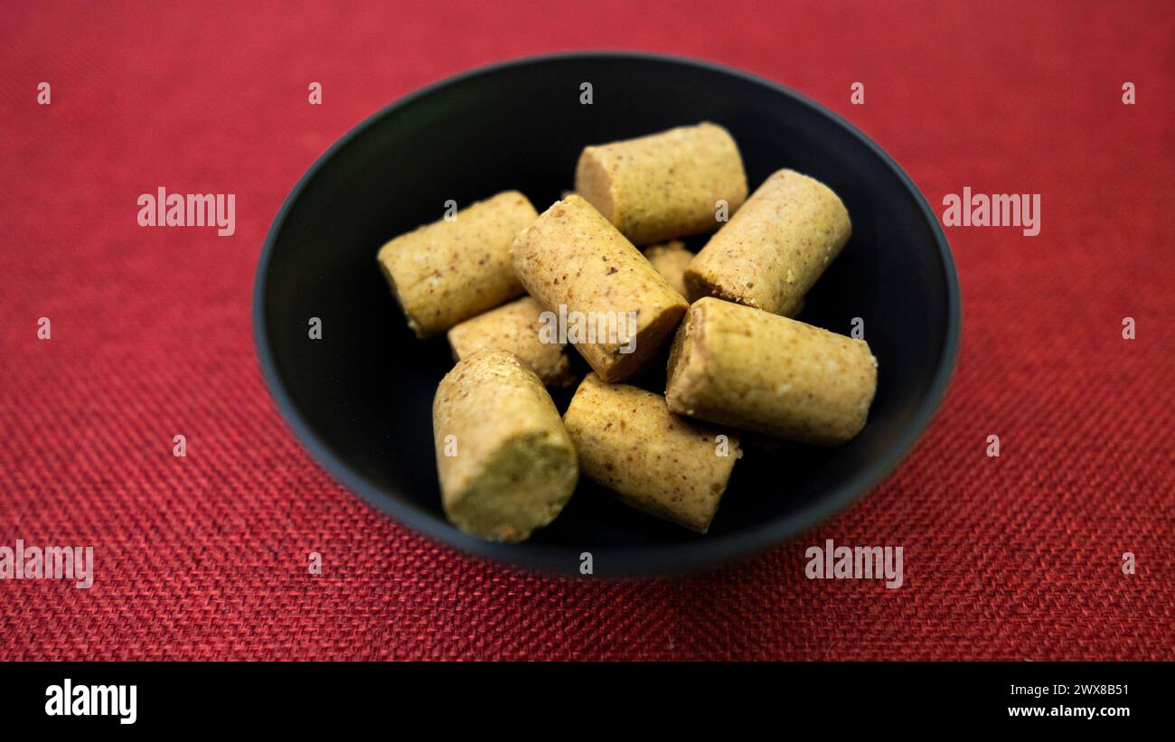 Brazilian tradition with peanuts and pé de moleque traditional ...