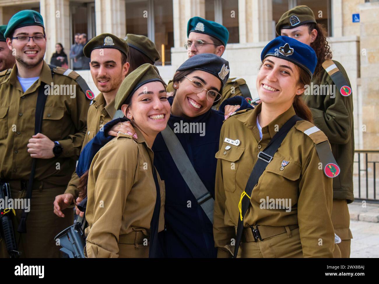 Portrait of soldiers, Induction ceremony for new graduates of the IDF ...