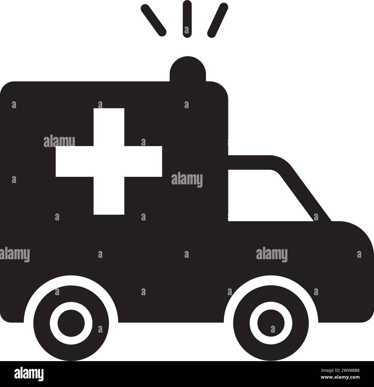 ambulance icon vector illuastration symbol design Stock Vector Image ...