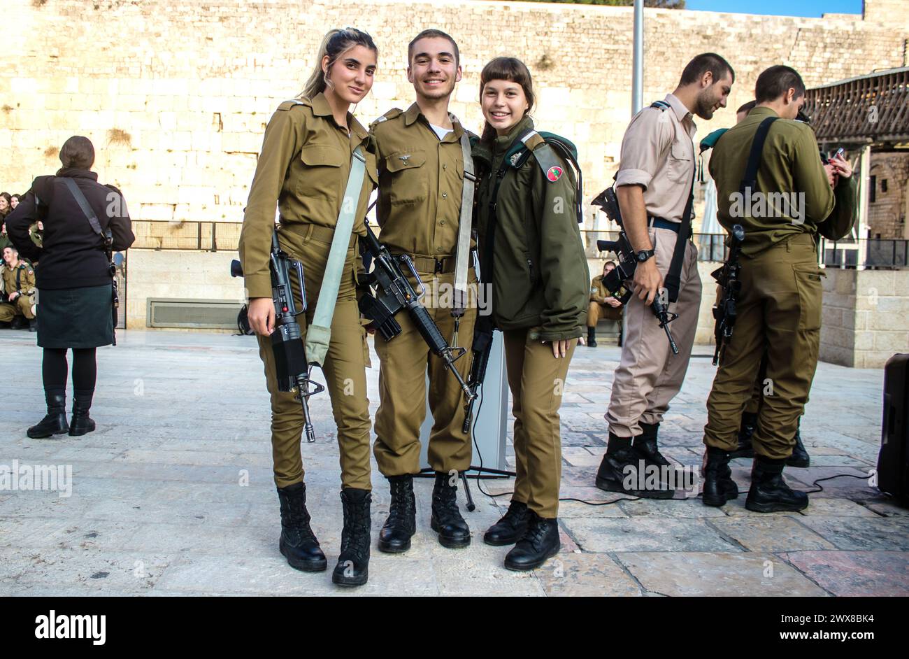 Portrait of soldiers, Induction ceremony for new graduates of the IDF ...
