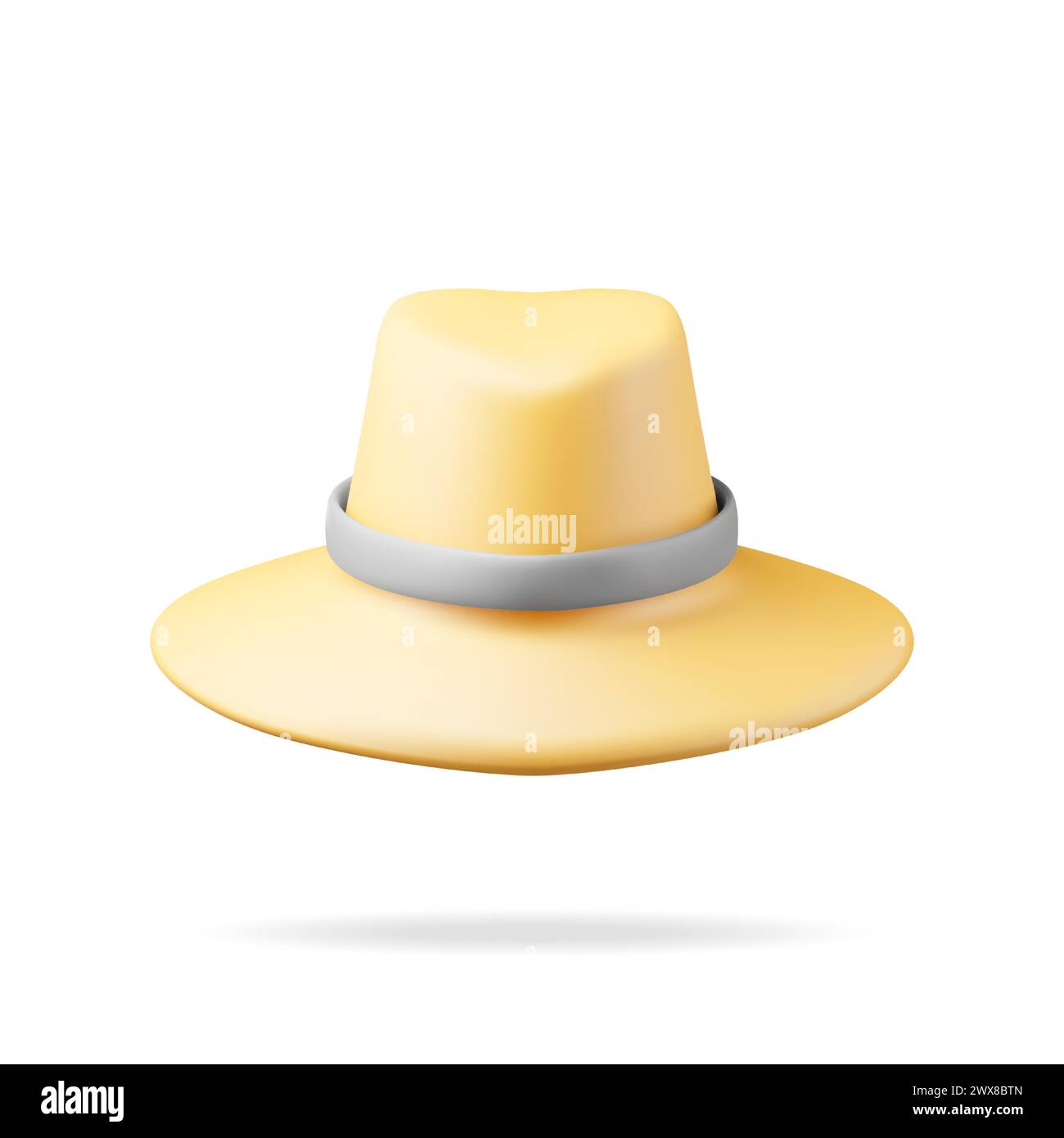 Straw woman hat on Stock Vector Images - Alamy