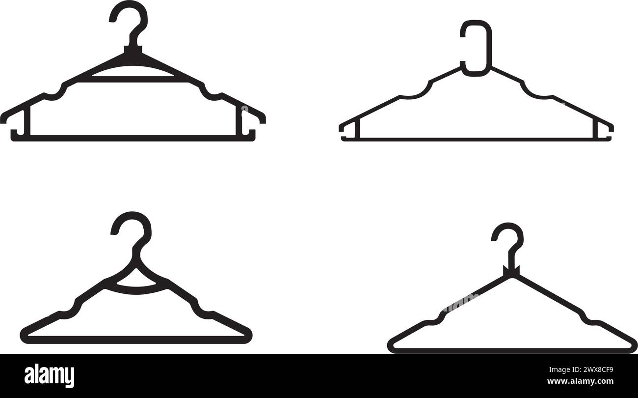 Hangers icon logo, vector design illustration Stock Vector Image & Art ...