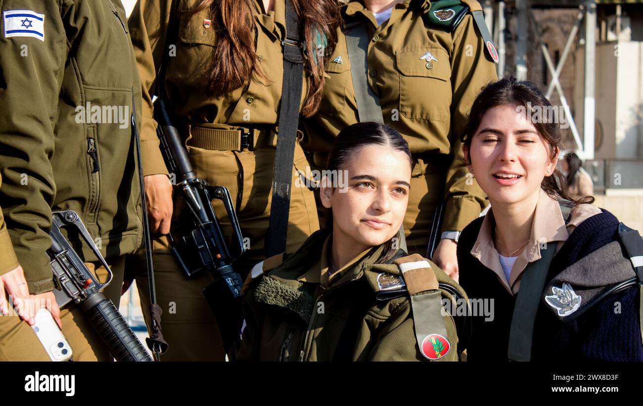 Portrait of soldiers, Induction ceremony for new graduates of the IDF ...